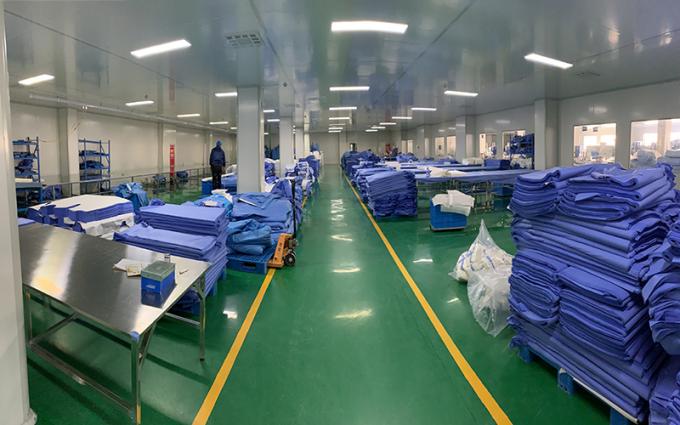 China Nanyang Major Medical Products Co.,Ltd factory production line