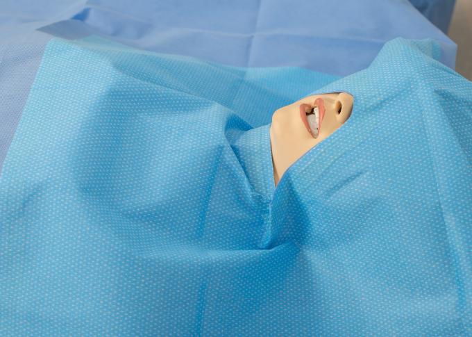 Navy Blue Color Drapes Sterile Dental Implant Surgical Drapes Waterproof