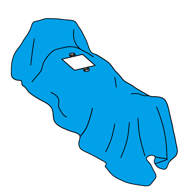 Laparoscopy Disposable Surgical Drapes With Medical Pouch And Tube ...