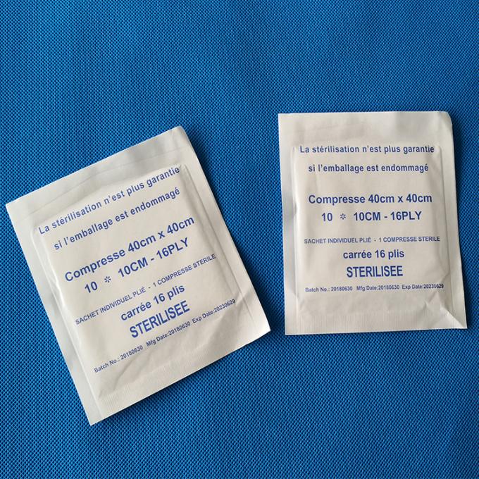 Medical Absorbent Gauze Pad Hemostatic Gauze Breathable For Wound Care