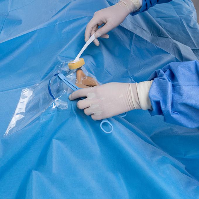 Nonwoven Disposable Fabric Sterile Surgical Incision Eye Drape With CE