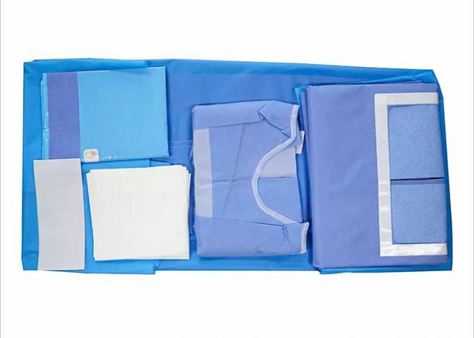 SMS SPP Fabric Sterile Surgical Pack Laparoscopy Procedure Lamination ...