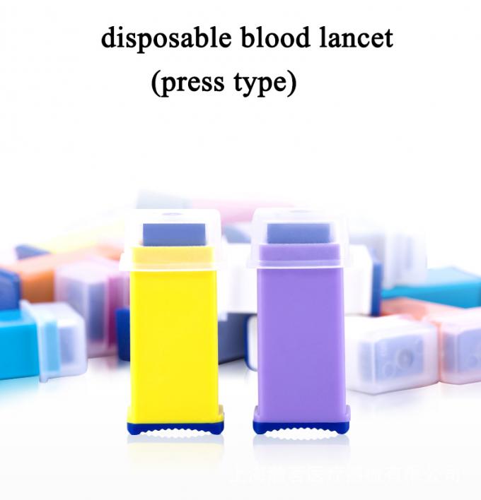 Pressure Activated Safety Lancet Disposable Medical Blood Sampling ...