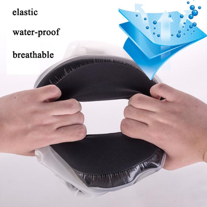 Waterproof Cast Cover For Shower Semi Transparent PVC Elastic Material
