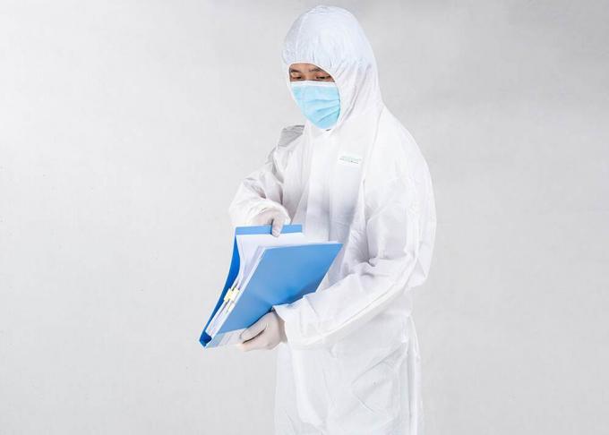 Disposable Nonwoven Protective Scrub Suits PPE Safety Clothing