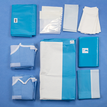 Medical Disposable Sterile ENT Pack Ear Nose Throat Drape Pack Kit With ...