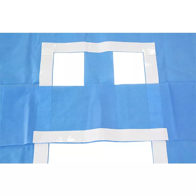 Single Use Surgical Cardiovascular Drape Sterile Color White Size 250*340cm