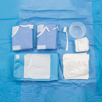 Medical Disposable Sterile Procedure Packs Surgical Angiography Kits ...