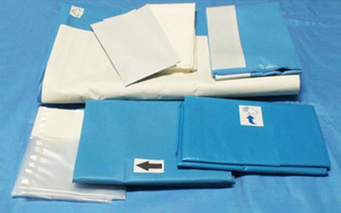 Hospital Use Disposable Surgical Cardiovascular Drapes Pack / Kit ...
