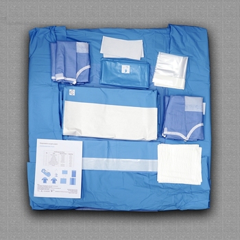 Hospital Use Disposable Surgical Cardiovascular Drapes Pack / Kit ...