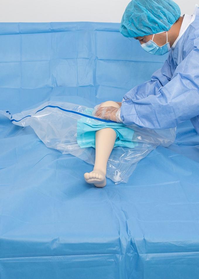 Hospital Disposable Knee Arthroscopy Extremity Surgery Drape Pack