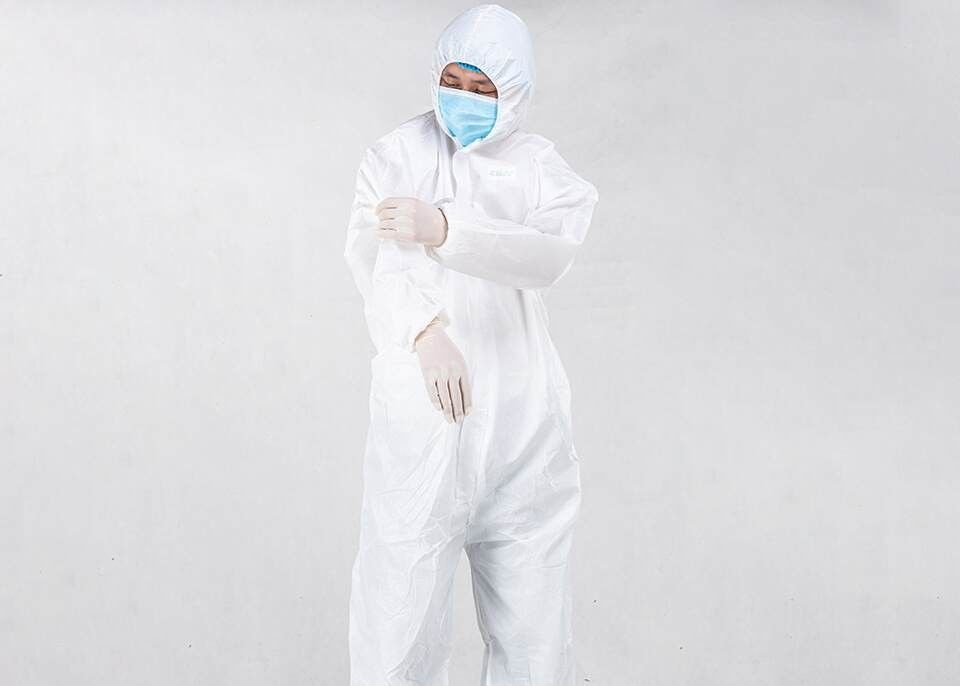 Disposable protective coverall Full Body Protective Clothing