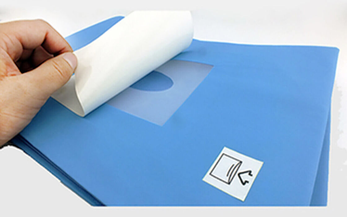 Nonwoven Disposable Surgical Eye Drapes Pack EO Sterilized Aperture ...