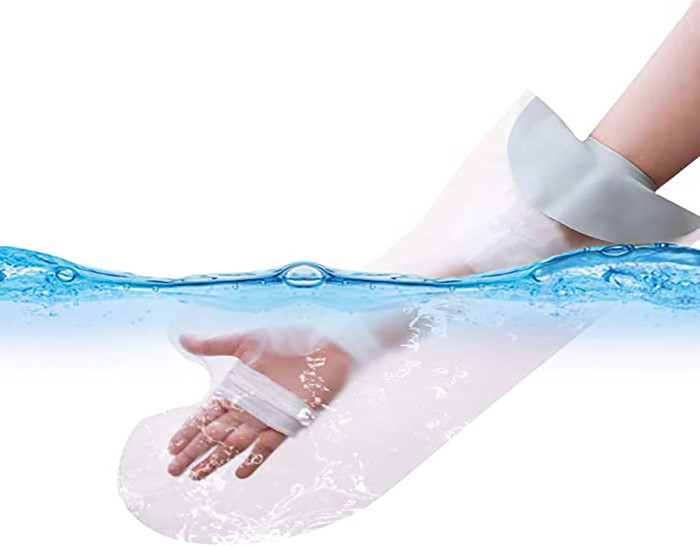 Waterproof Cast Cover For Shower Semi Transparent PVC Elastic Material