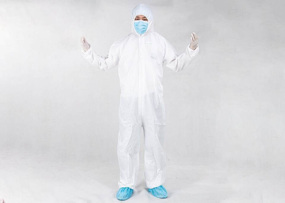 Disposable Nonwoven Protective Scrub Suits PPE Safety Clothing