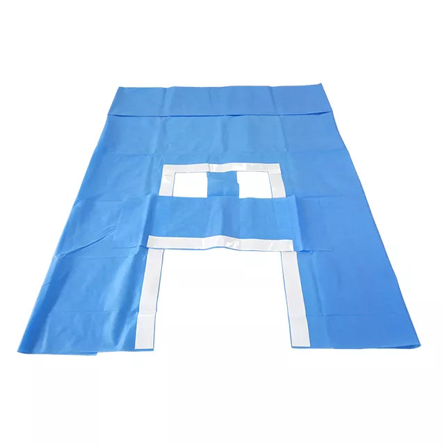 Single Use Surgical Cardiovascular Drape Sterile Color White Size 250*340cm