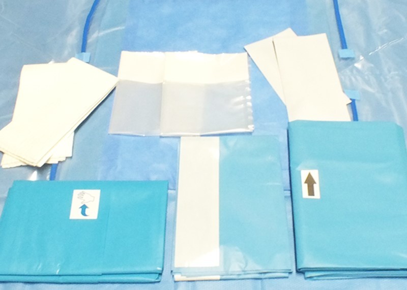 Non woven Custom Procedure Packs Medical Devices Sterile Packaging ...