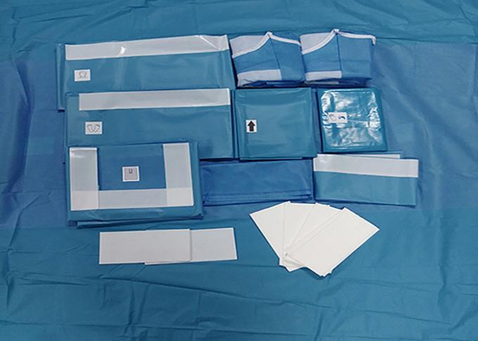 Hip Procedure Pack SMS Fabric Sterile Green Surgical pack Essential ...
