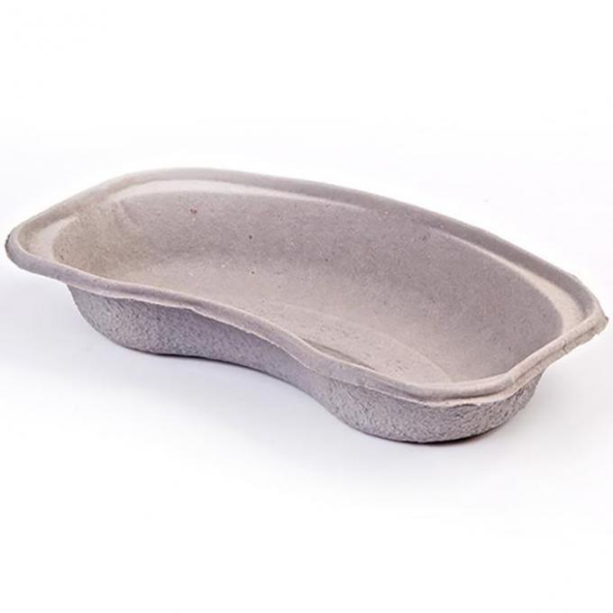 Biodegradable Paper Pulp Disposable Kidney Dish 700ml Medical Sterile